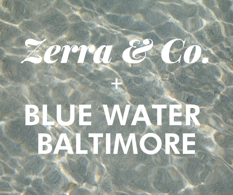 We're Partnering with Blue Water Baltimore for Earth Month – Zerra & Co.
